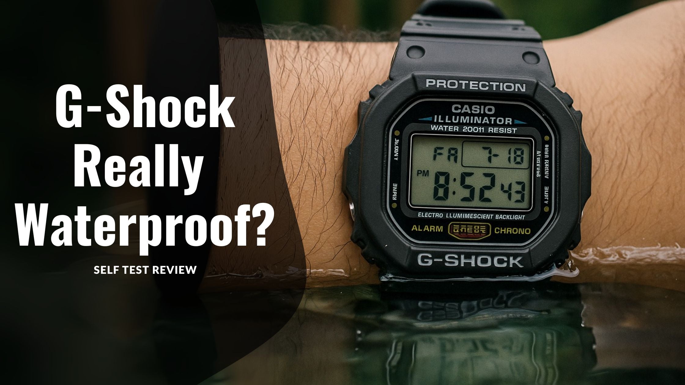 Is G-Shock Waterproof or Just Water-Resistant? Real Facts You Should K ...