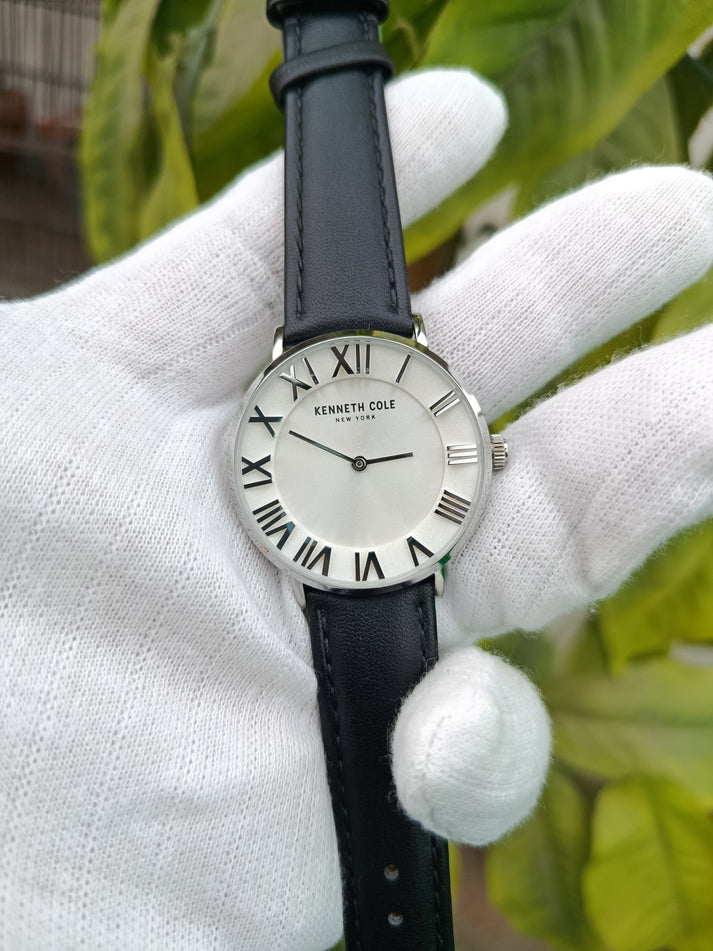 Kenneth Cole New York Men’s Watch (KC Black Leather) – ZWC & Co.