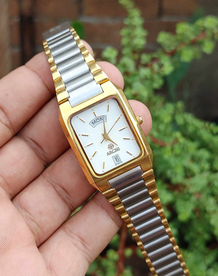 Archi Vintage Swiss 22k Gold Plated Watch – ZWC & Co.