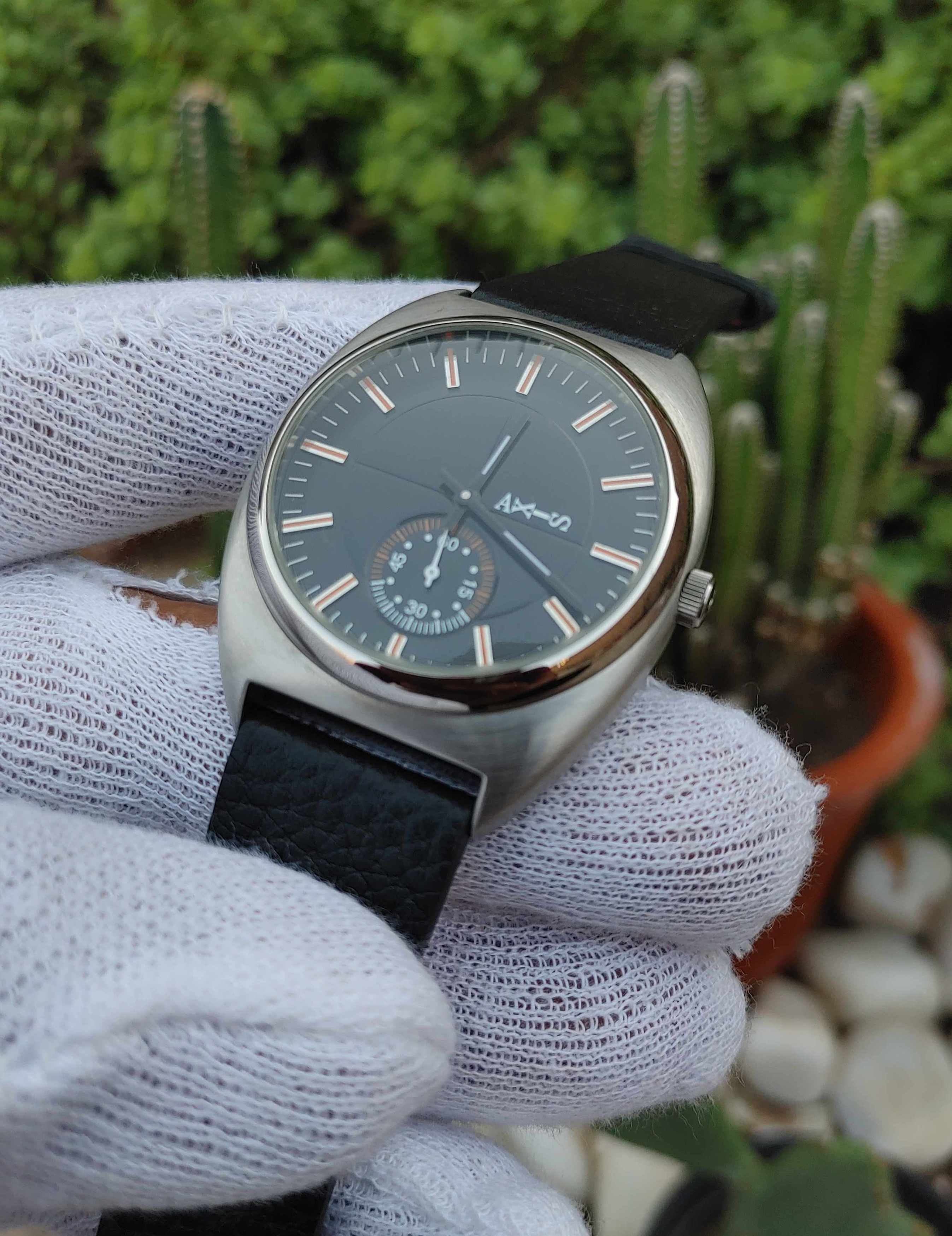 Axis Down Second Stainless Steel Wrist Watch For Men – ZWC & Co.