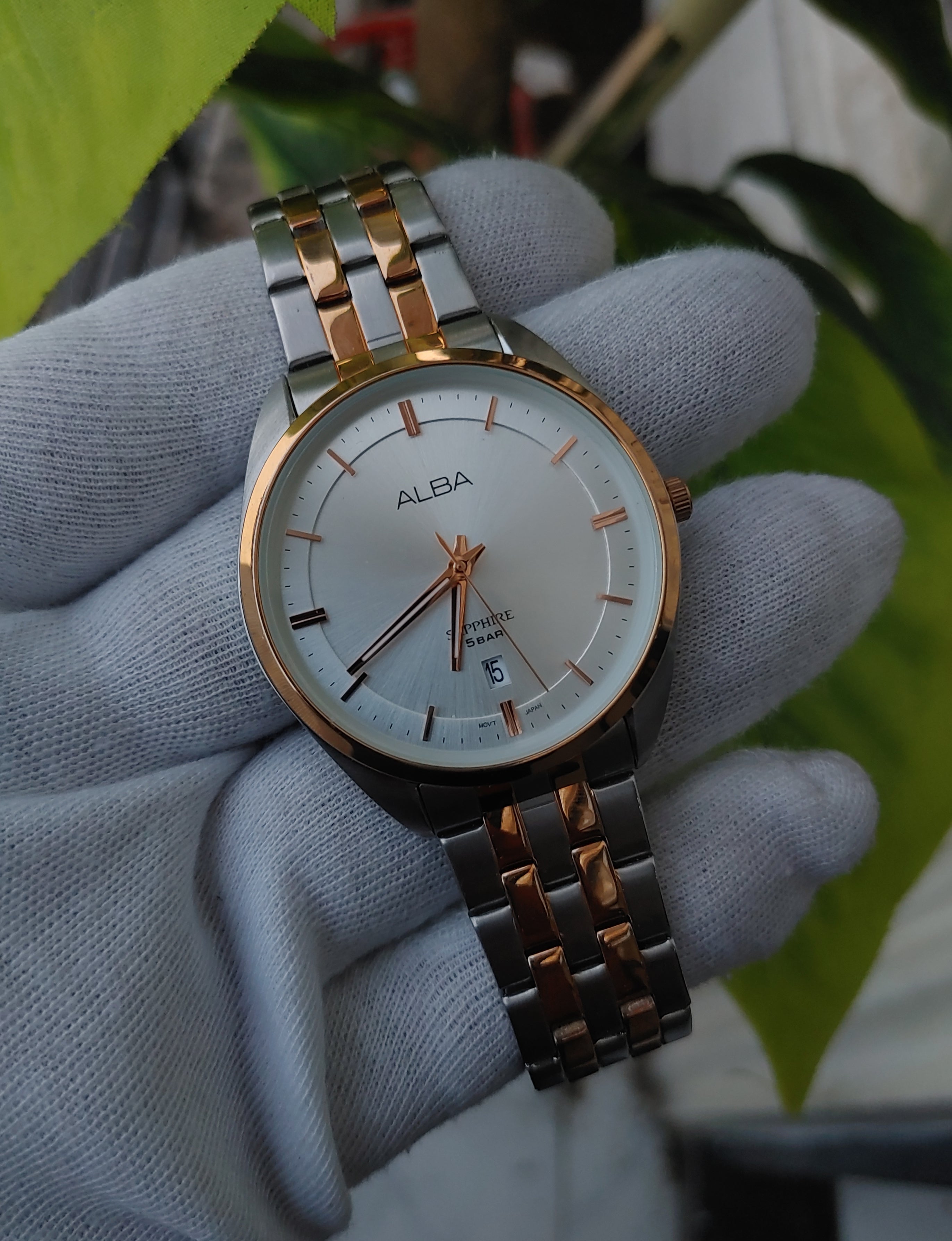 Alba By Seiko Two Tone 5 Bar Watch For Men – ZWC & Co.