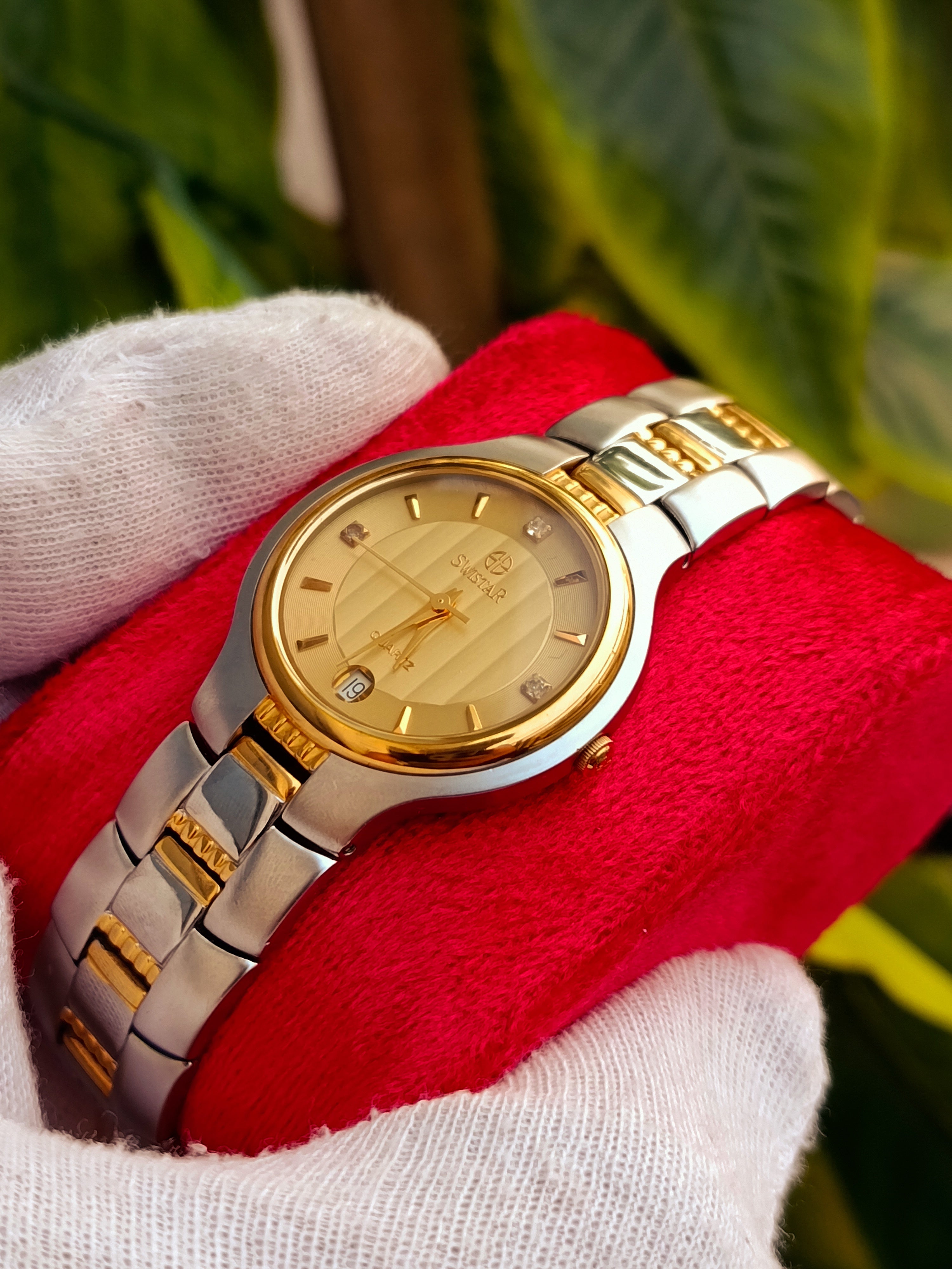 Swistar 22k Gold Plated Vintage Watch – ZWC & Co.