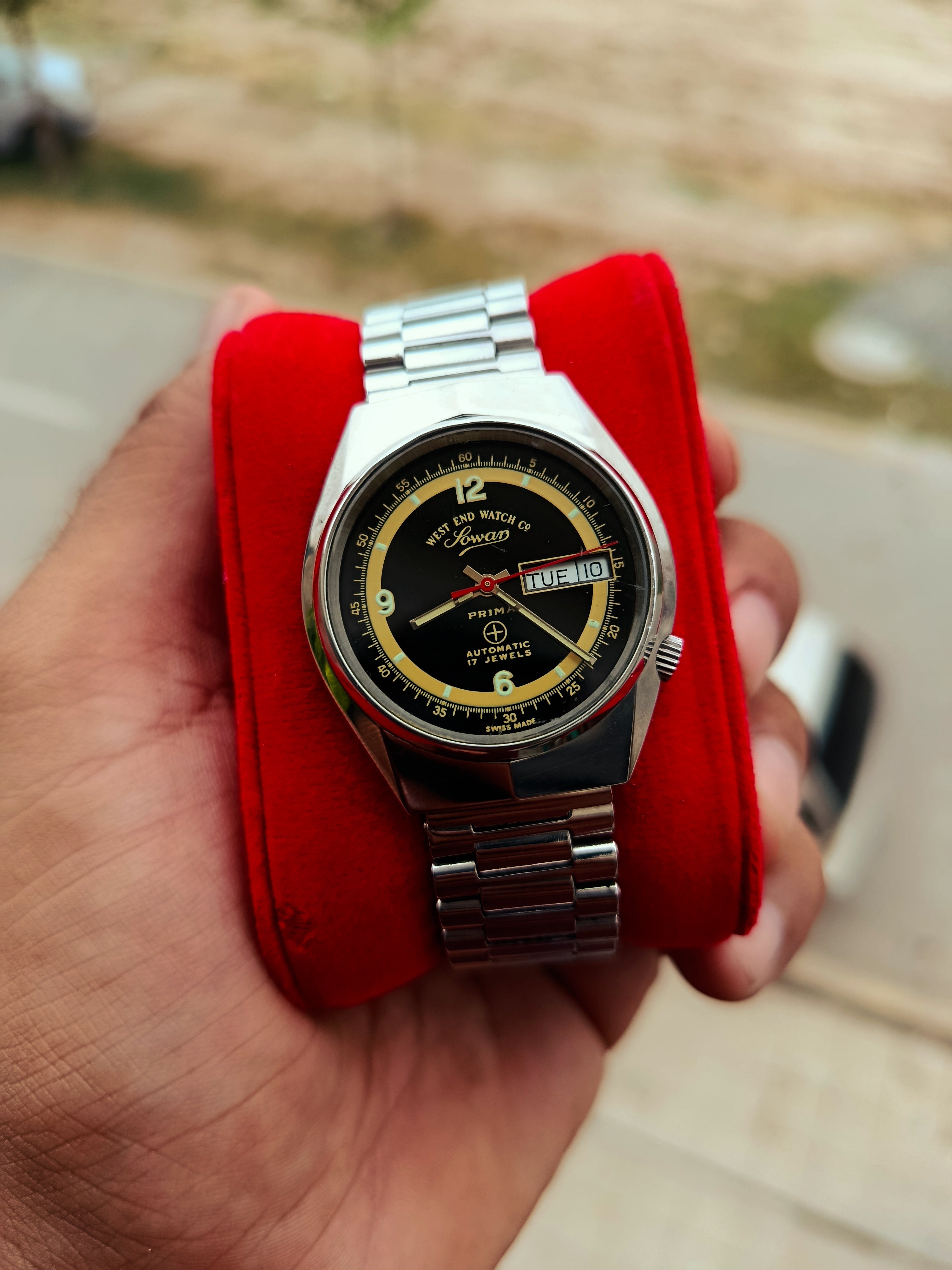 West End Sowar Prima K4740 – Vintage Swiss ETA Mechanical Watch – ZWC & Co.