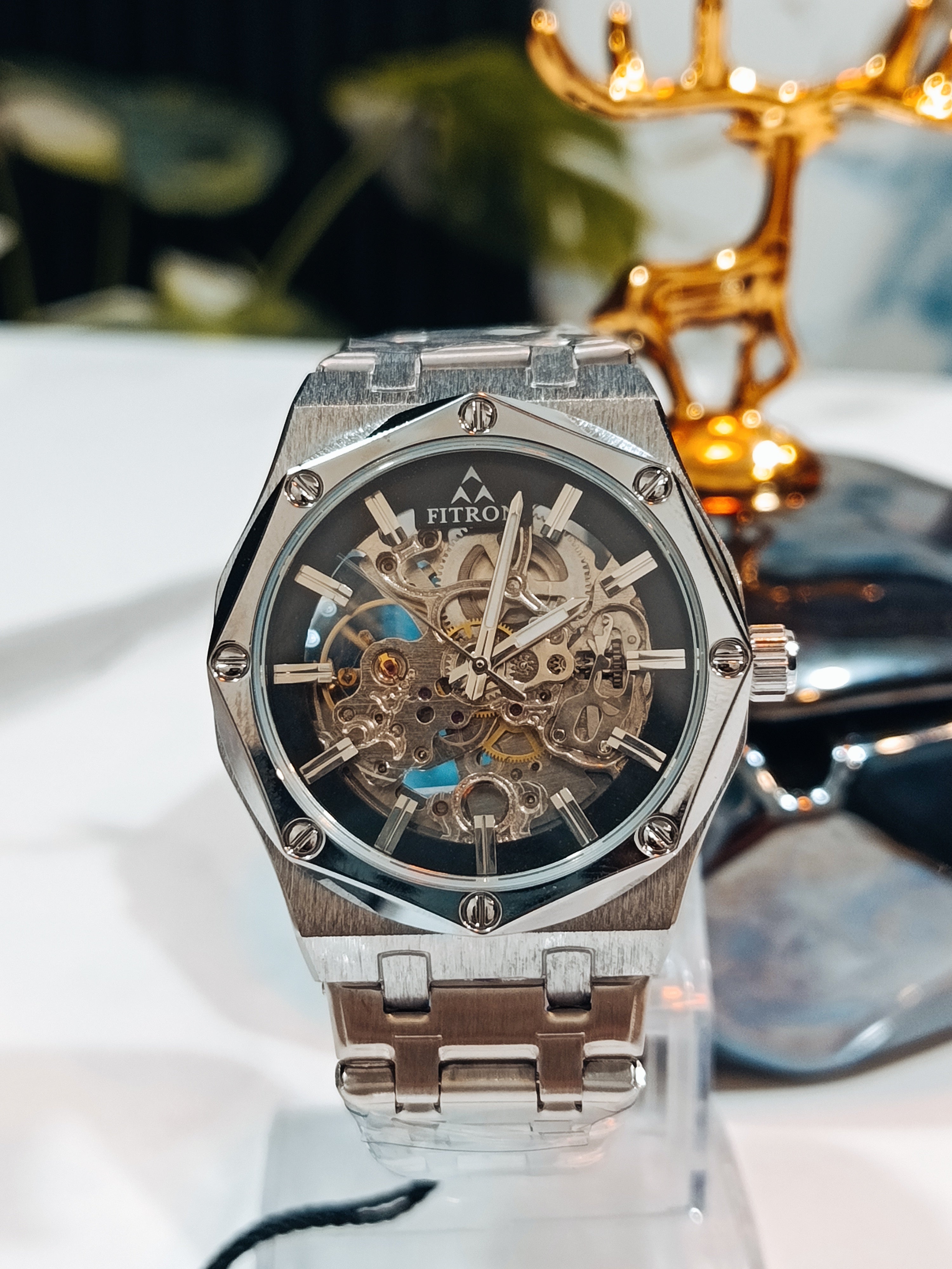 Fitron Skeleton FT8107G Men's Watch – ZWC & Co.