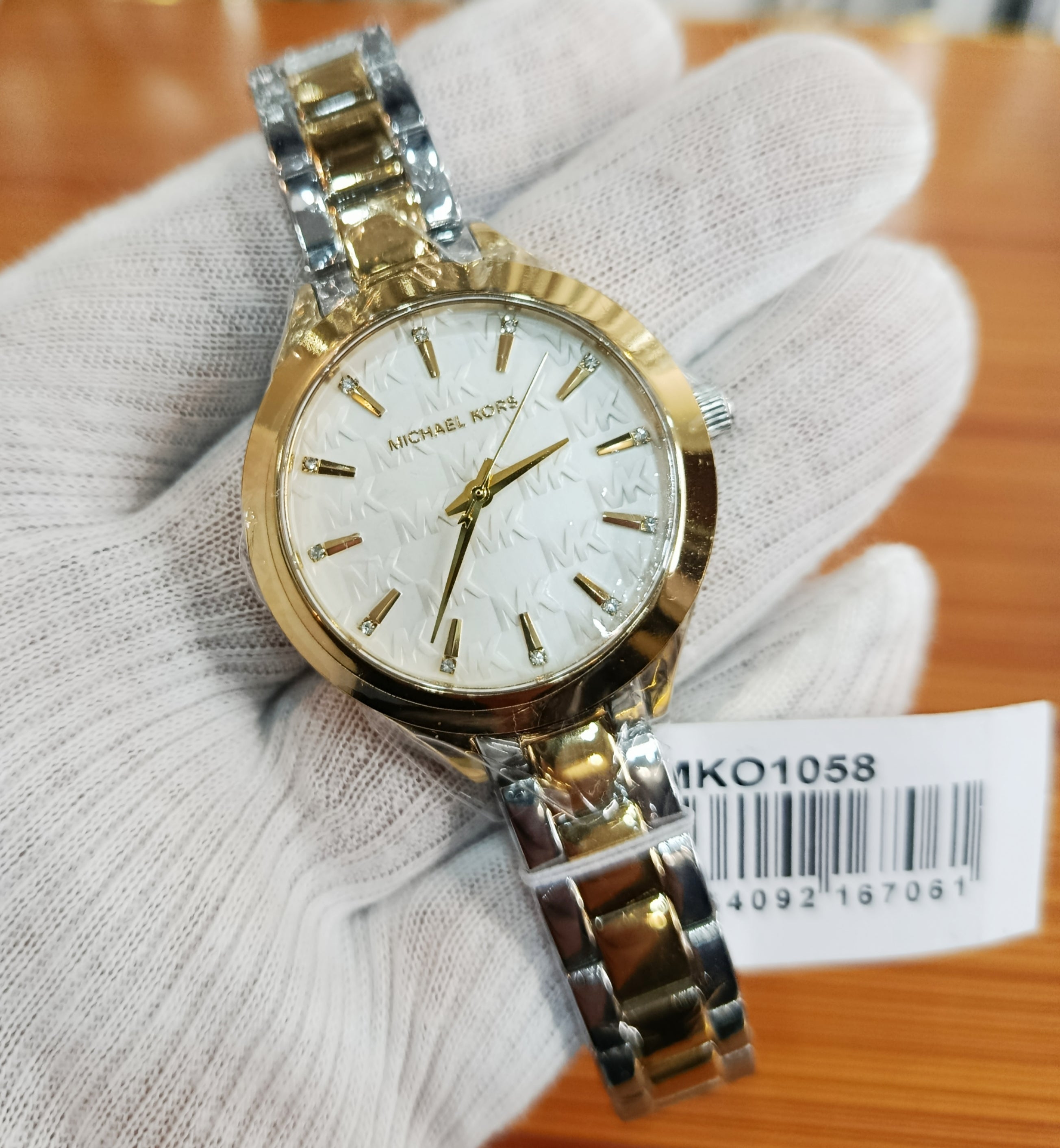Michael Kors Aspen Two-Tone Stainless Steel Quartz Women’s Watch – ZWC ...